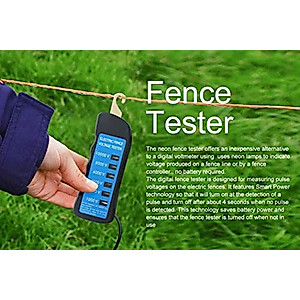 Electric Fence Tester 8 Neon Light 7KV Voltage Tester Farm Fence Tester