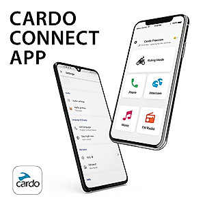 Cardo PTS00101 - PACKTALK Slim Motorcycle Bluetooth Communication System Headset - Black, Dual 2 Pack