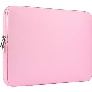 CCPK Laptop Sleeve for 13 Inch MacBook Air Pro M1 Hp 14 Inch Laptop (Narrow Bezel) Chromebook 14" Pavilion 360 Cover Acer ASUS Lenovo Yoga Flex 14 in Computer Bag Carrying Case 14 Inch Neoprene, Pink