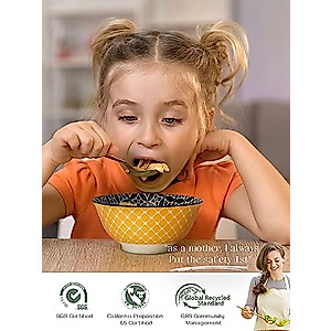 DOWAN Ceramic Plates and Bowls Sets, 12-Piece Dinnerware Sets for Birthday Gifts, Colorful Dish Set for 4, Porcelain Dinner Dessert Plates,and Soup Bowls Set for Home Decor Housewaming Gift