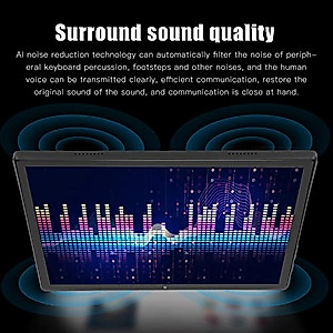 LBEC Tablet, Octa Core CPU Tablet Computer 128GB Expandable Dual WiFi IPS HD Display Double Camera 100240V for Work (US Plug)