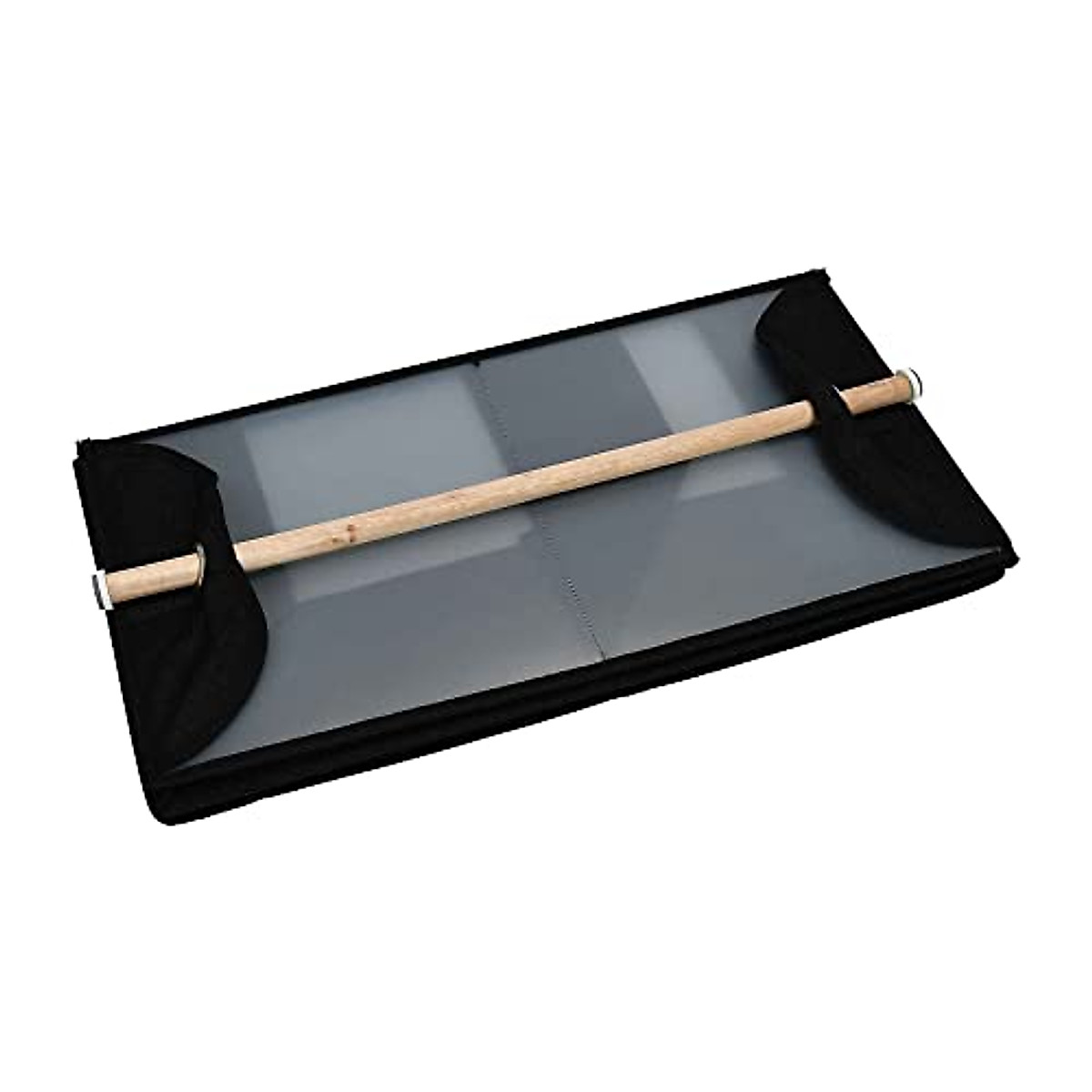 Household Essentials 4 Pocket Wide Organizer with Hangbar, Black