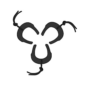 Door Jam, First Responder Door Stop for Law Enforcement, Police, Emergency Medical Services, Tactical Door with Nylon Paracord Attachments for Easy Grab Access, Molle/PALS Compatible(3 Pack Black)