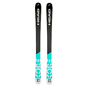HEAD Women's Kore 93 W Graphene Grey/Blue Freeride All-Mountain Skis, Size: 153