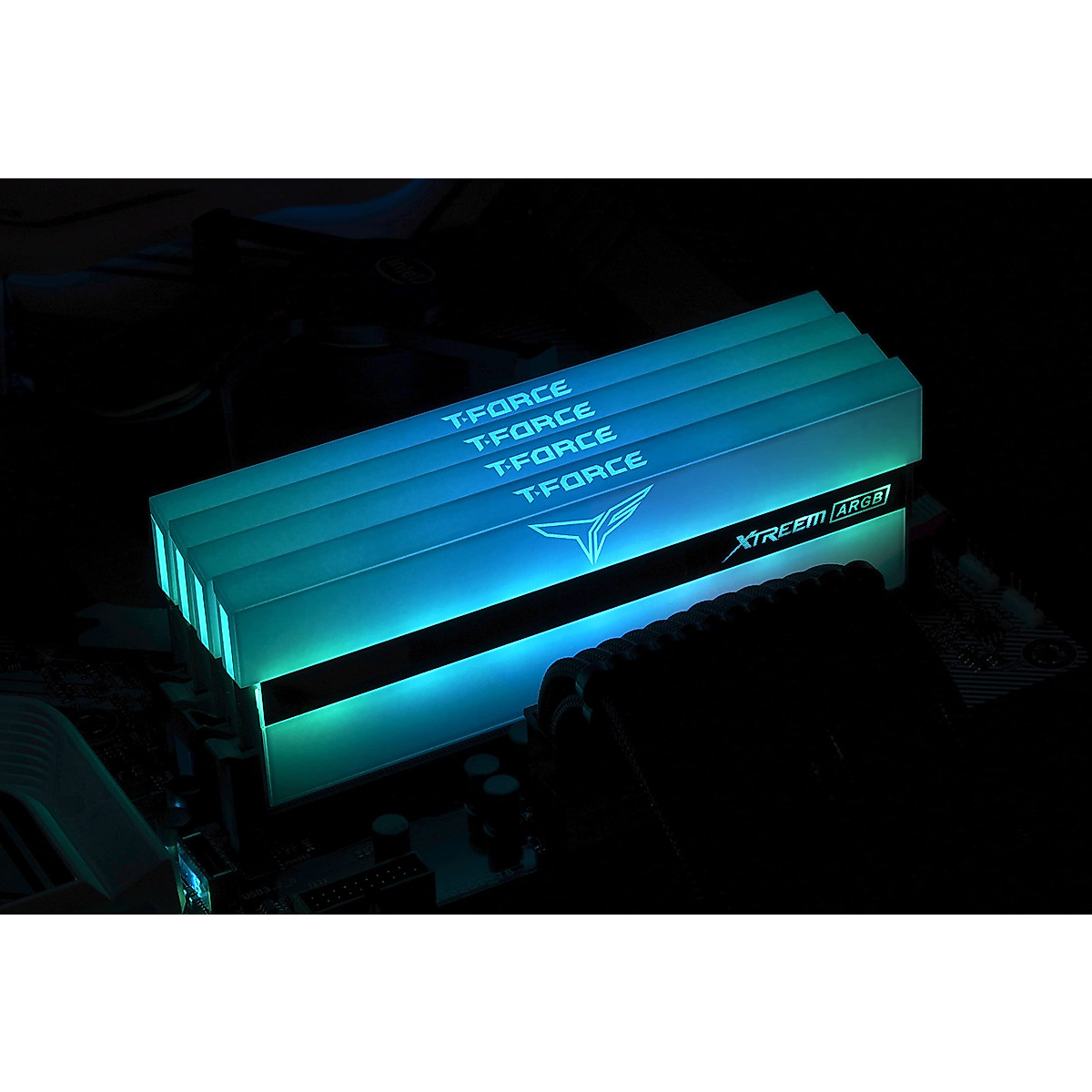 TEAMGROUP T-Force XTREEM ARGB 3600MHz CL14 32GB (2x16GB) PC4-28800 Dual Channel DDR4 DRAM Desktop Gaming Memory Ram (White) - TF13D432G3600HC14CDC01