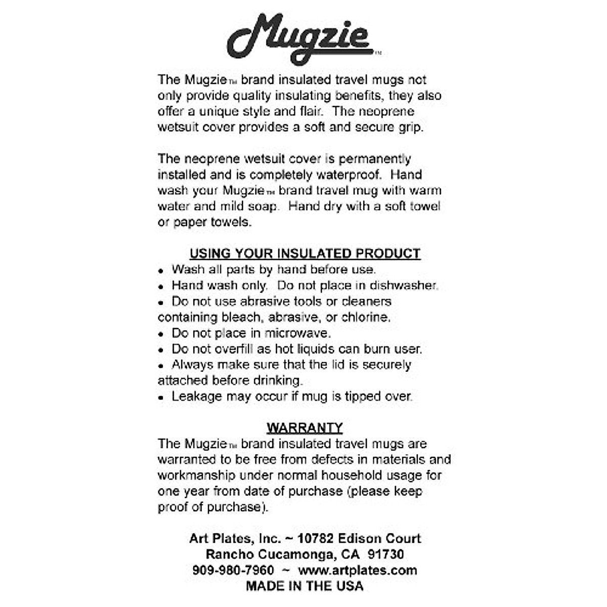 Mugzie MAX 20 Ounce Stainless Steel Travel Mug with Wetsuit Cover - Cactus