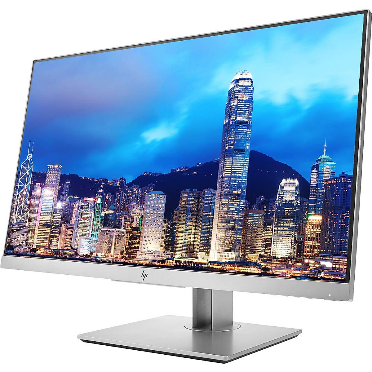 HP EliteDisplay E273 27 Inch LED Backlit Monitor 2-Pack Bundle with Fully Adjustable Desk Mount Monitor Stand