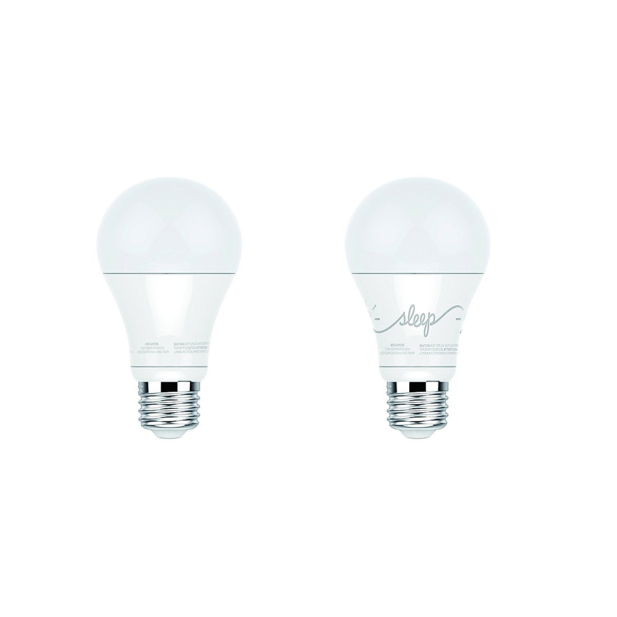 C by GE A19 C-Sleep Smart LED Light Bulb by GE Lighting, 2-Pack, Works with Alexa
