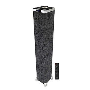 Rockville (1 ONE-Tower All-in-One Tower Bluetooth Speaker System+HDMI/Optical/RCA Bundle with (1) Mini WiFi Music Player Wireless Audio Streaming Multiroom Stereo Receiver (2 Items)