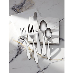 Oneida Mooncrest Piece Everyday Flatware Set, 20 Count, Metallic