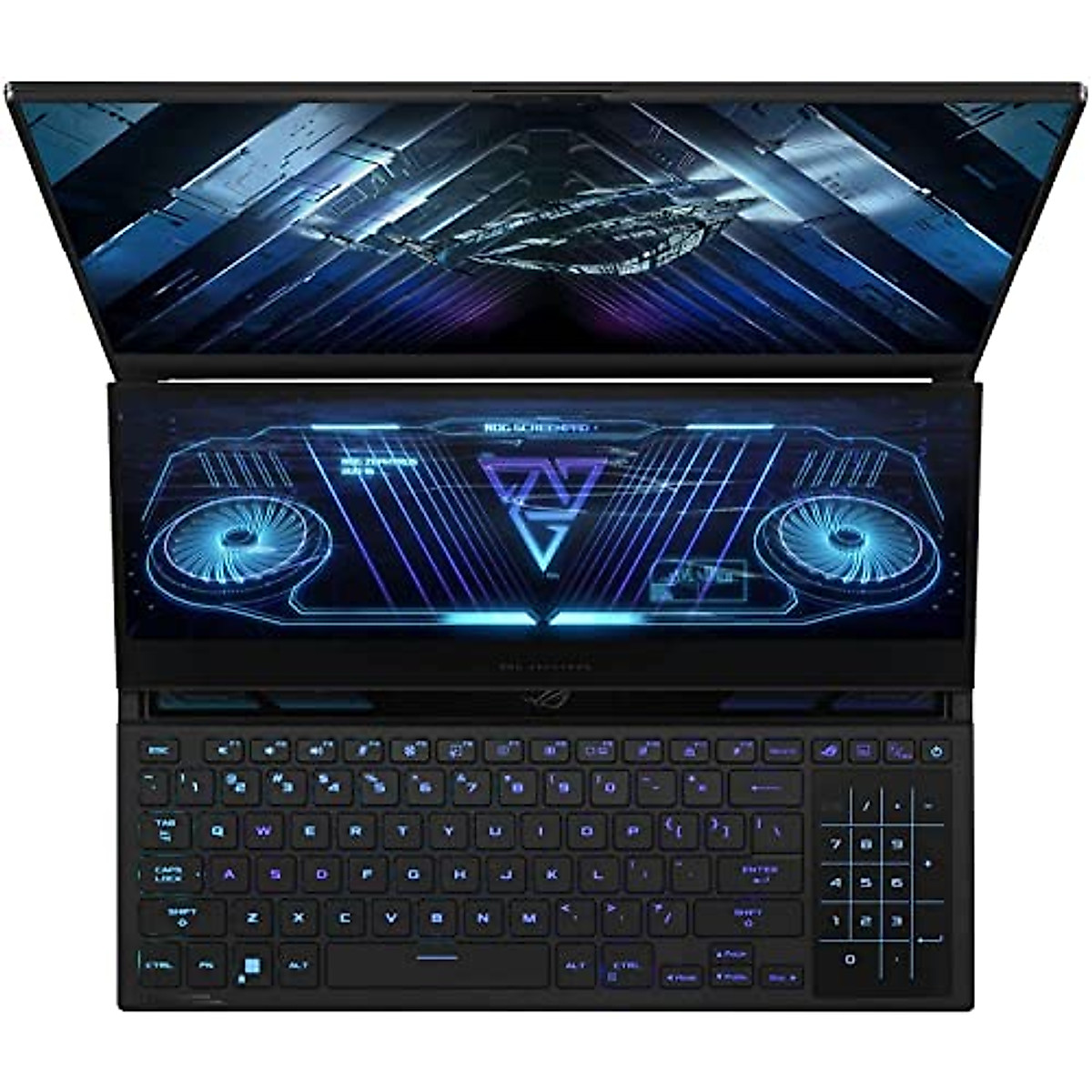 XOTICPC 2023 ASUS ROG Zephyrus Duo 16 GX650PZ Gaming Laptop (AMD Ryzen 9 7945HX, 32GB RAM, 2TB NVMe SSD, RTX 4080 12GB, 16" QHD+ 240Hz 3ms, Win 11 Pro) Gamer Notebook Computer