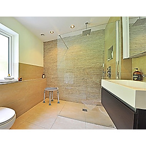 OasisSpace 360 Degree Rotating Shower Chair, Tool Free Adjustable Shower Stool Tub Chair and Bathtub Seat Bench with Anti-Slip Rubber Tips for Safety and Stability