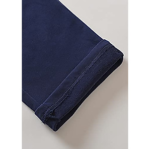 Weintee Women's Cotton Sweatpants with Pockets Plus Size Petite 2X Navy