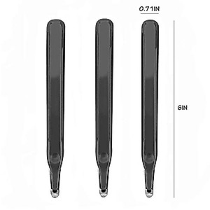 LONGKEY Professional Magnetic Staple Remover Puller Rubberized Staples Remover Staple Removal Tool for School Office and Home 3 PCS Black