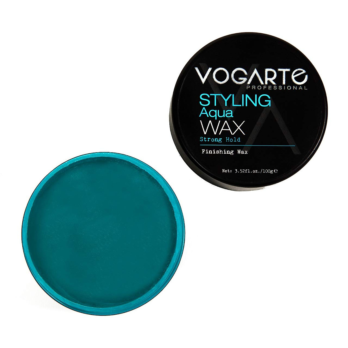 VOGARTE Hair Styling Aqua Wax for Men, Strong Hold & Shiny Finish, 3.52 oz