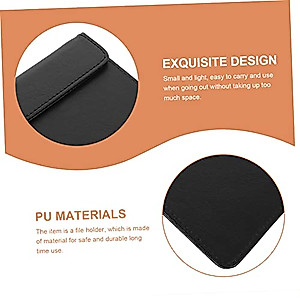 Cabilock 5pcs Bill Folder Mini Notepad Nurse Note pad Decorative Paper Clips Low Profile Clip Boards clipboard Standard Clip Mini memo clipboards Office Supply exam Paper Clips Paper Base