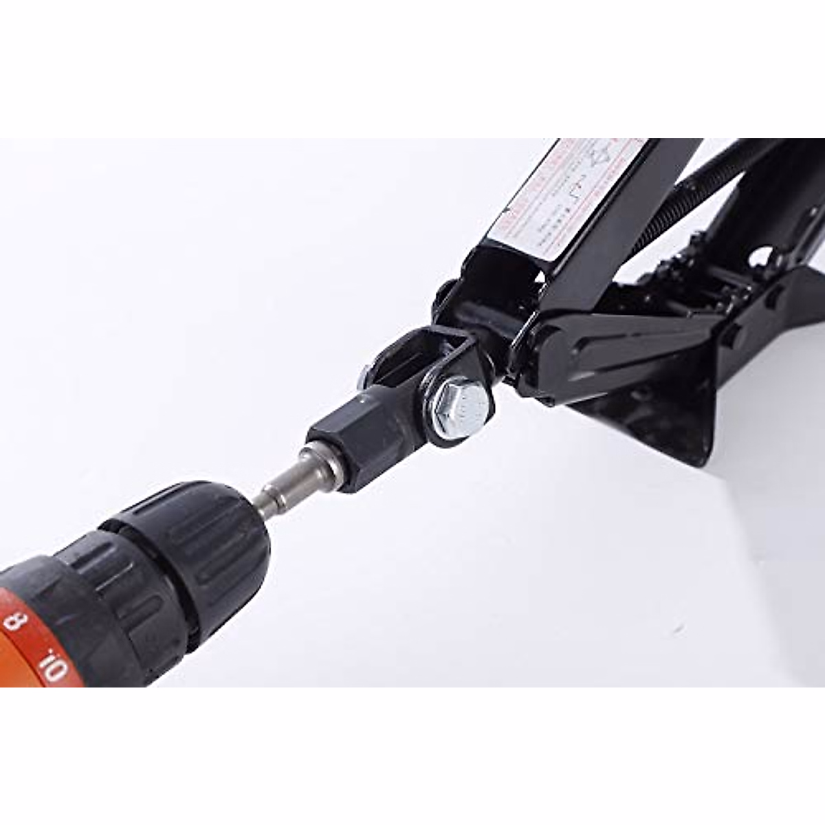 Dr.Roc Scissor Jack Adapter for 1/2 Inch Drive Impact Wrench or 13/16 Inch Lug Wrench or Power Drills, Scissor Jack Drill Adapter for Impact Drills Socket Automotive Jack RV Trailer Leveling Jack