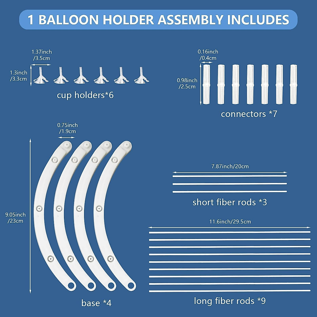 12ft Table Balloon Arch Kit, Adjustable Balloon Arch Stand Kit for Birthday Wedding Graduation Baby Shower Bachelor Christmas Party Supplies Decoration