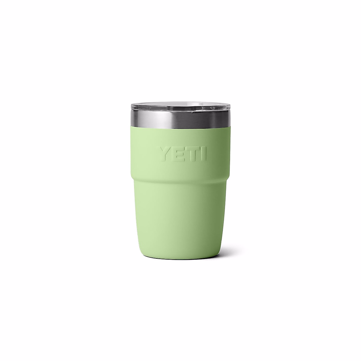 YETI Rambler 8 oz Stackable Cup, Stainless Steel, Vacuum Insulated Espresso Cup with MagSlider Lid, Key Lime