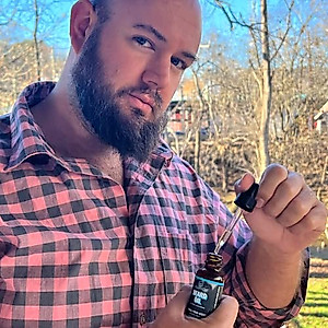 Bears Looking Beard Oil Conditioner - All Natural Sandalwood Scent with Argan Oil - Softens & Strengthens Beards and Mustaches