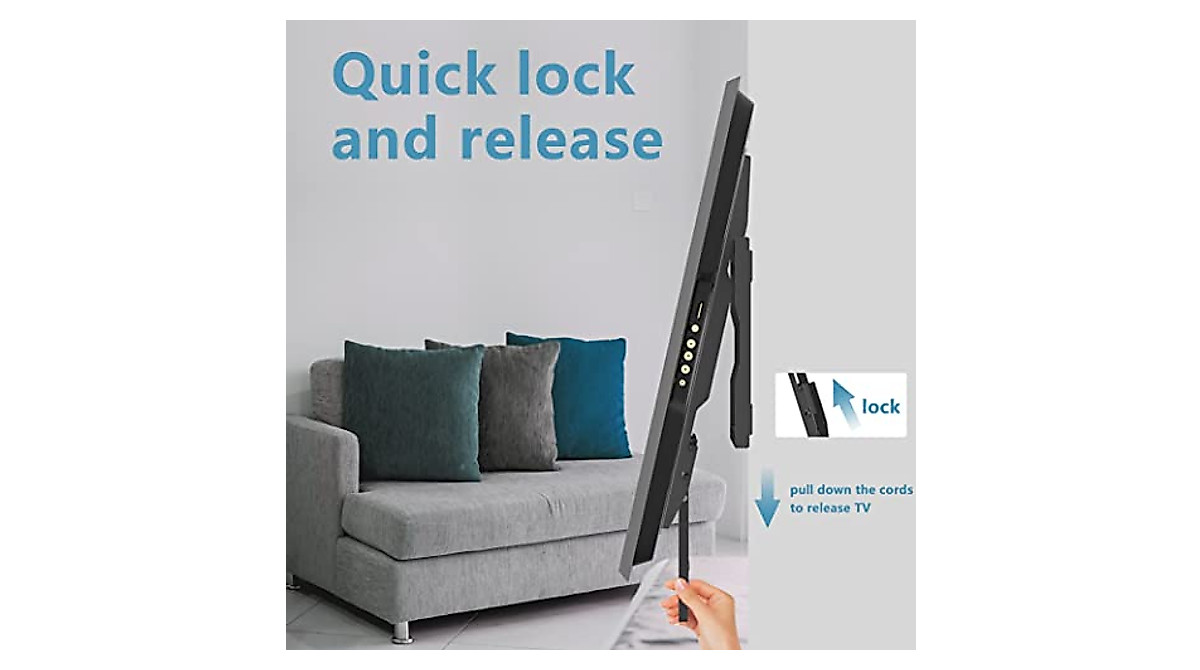 Fixed TV Wall Mount for 26-60 Inch TVs | Ultra Slim & Secure