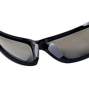 Fishoholic Pro Series Polarized Fishing Sunglasses w' Rubber Accents - Free Case & Pouch - UV400 Sun Protection - Fishing Gift (GB-BLU-gry)