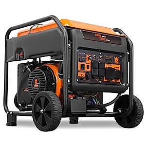 WEN GN875i RV/Transfer-Switch-Ready 8750-Watt Electric Start Open Frame Inverter Generator, Black