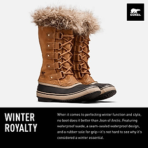 Sorel Women's Winter Boots, Brown Camel Brown Black, 10