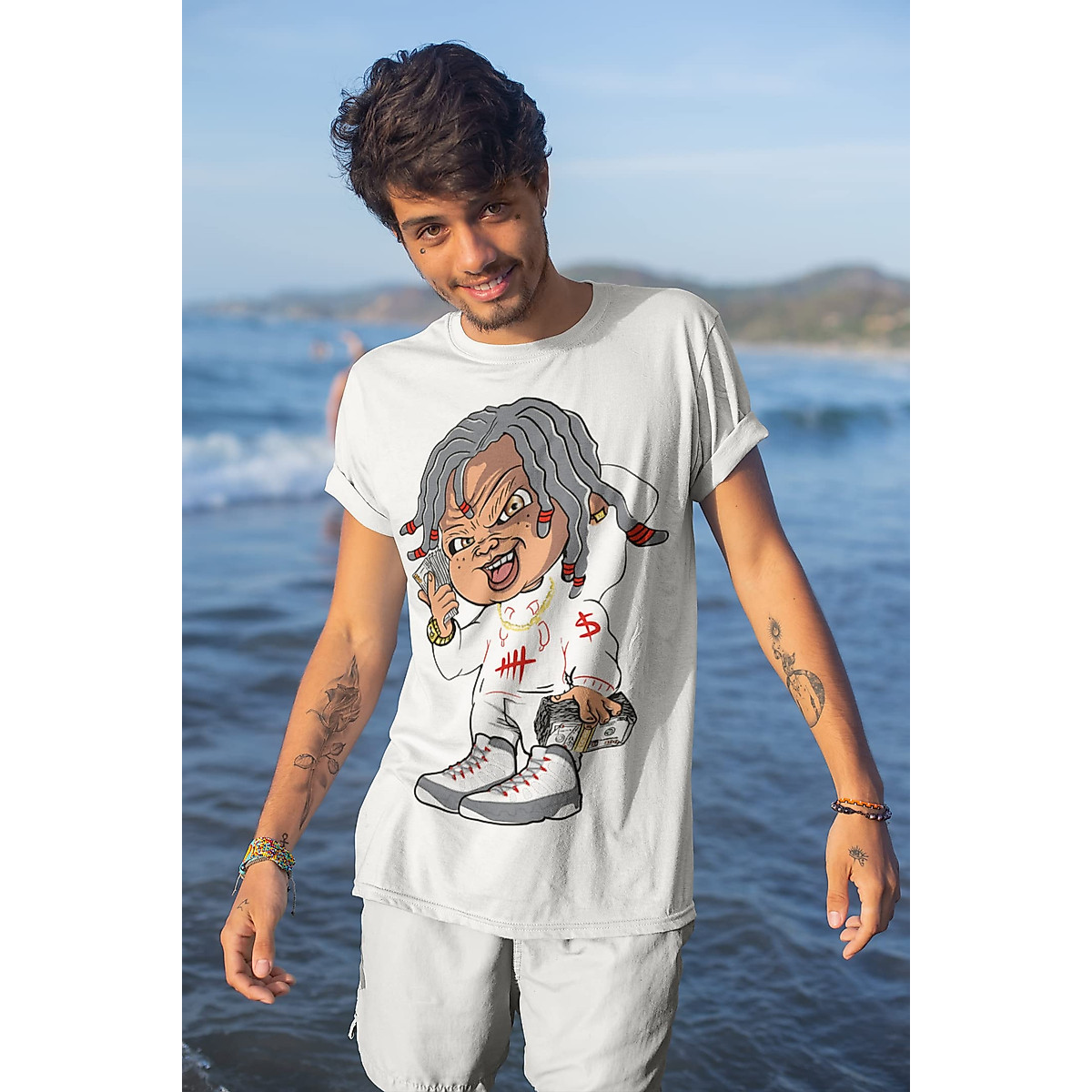 Shirt to Match Jordan 9 Fire Red Jordans Men's Graphic Tee, Tshirt to Match Jordan 9s Fire Red