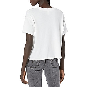 Alternative Women's Headliner Vintage Jersey Cropped T-Shirt, White, Large