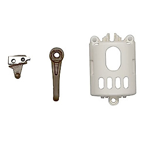 Hair Clipper Accessories 3PCS, Dial Button, Switch, Motor Cover Compatable for Wahl 5-Star Series Cordless Magic Clip # 8148, 8591 (Brown)