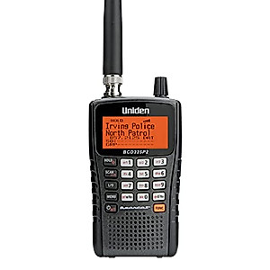 Uniden BCD325P2 Handheld TrunkTracker V Scanner. 25,000 Dynamically Allocated Channels. Close Call RF Capture Technology. Location-Based Scanning and S.A.M.E. Weather Alert. Compact Size.