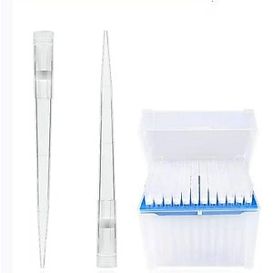 1000µL Filtering Pipette Tips - Universal Filter Pipette Tips - Racked,RNase/DNase Free & Pyrogen Safe, Clear, 96 Tips/Rack Pk x 10 Racks（960 Tips）