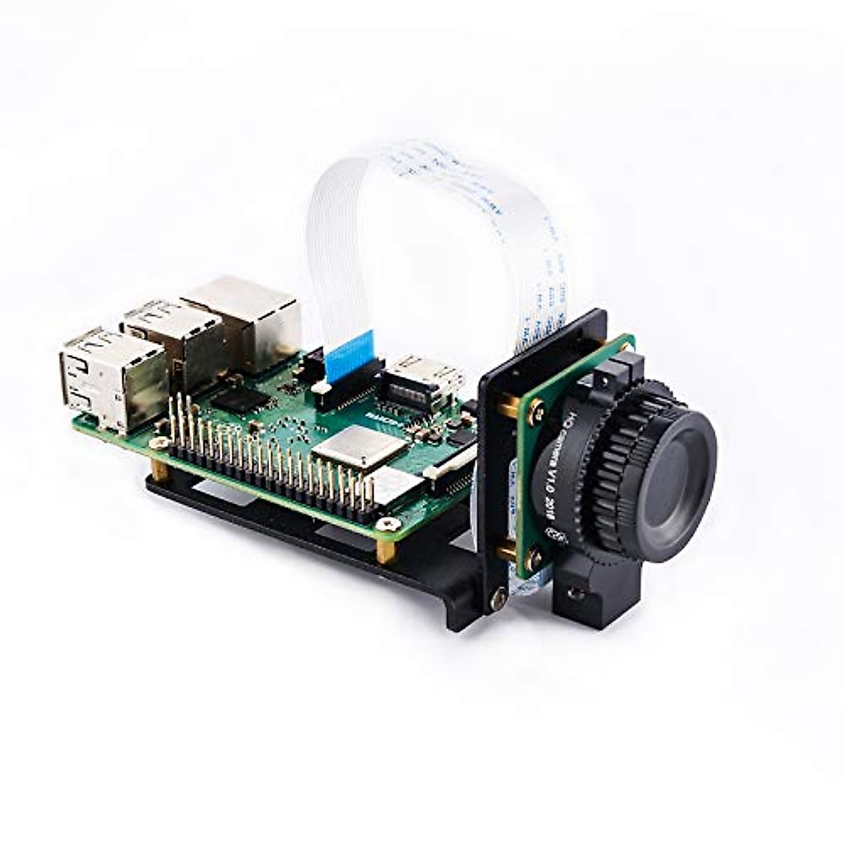 Sumolink Mount Holder for Raspberry Pi HQ Camera Module, Raspberry Pi Camera Module V1 V2, Aluminum Alloy Material with Free Installation Tools