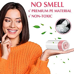 Small Trash Bags 2-4 Gallon Drawstring-Ryobyo 4 Gallon Trash Bag Extra Strong, Small Garbage Bags 4 Gallon Unscented, Stretchy, Quick Cinch for Bathroom Kitchen, White 44 Count