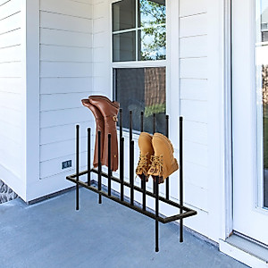 Boot Rack Shoe Cabinet Metal Shoe Rack for Closet Shoe Organizer for Closet for 8 Pairs Free Standing Shoe Racks Shoe Cabinet Storage for Entryway Bedroom, Patio Outdoor, Hallway large Boot Tray