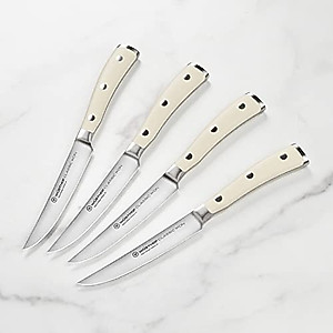 Wusthof Classic Ikon Creme 16 Piece Knife Set with Acacia Block