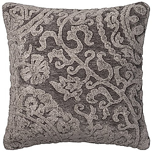 Loloi Loloi-DSETGPI02AS00PIL3-Ash Decorative 100% Viscose Accent Pillow with Down Fill-22" X 22", Ash