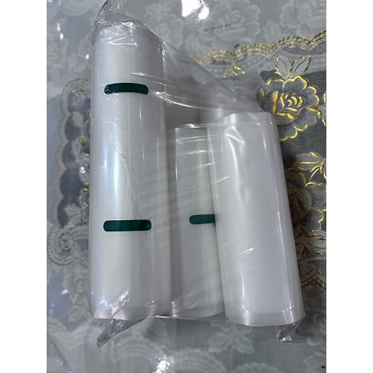 Vacuum Sealer Bags Rolls for Food Saver 11"x25' 3Rolls + 8"x25' 3Rolls Seal a Meal Commercial Grade, BPA Free, Heavy Duty, Great for Vacuum storage, Meal Prep or Sous Vide