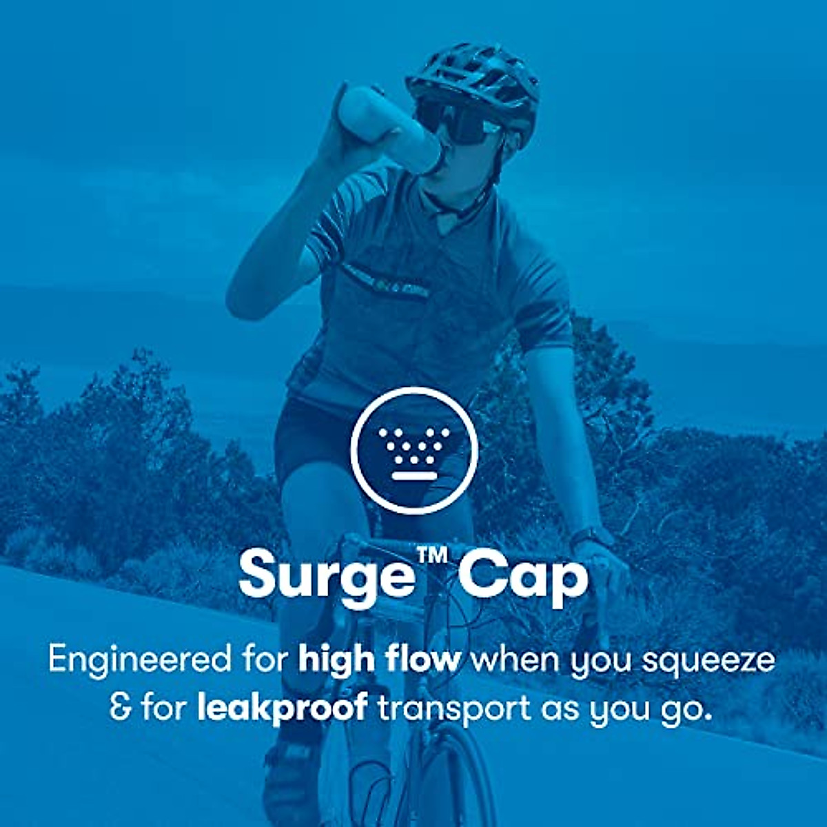 Polar Bottle Breakaway Insulated Bike Water Bottle - BPA Free, Cycling & Sports Squeeze Bottle (Tartan - Bubble Gum Pink/Navy, 20 Oz)