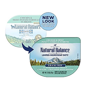 Natural Balance Limited Ingredient Diet Chicken & Sweet Potato | Adult Wet Grain-Free Canned Dog Food in Broth | 2.75 Ounce (Pack of 24)