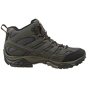 Merrell Men's Moab 2 MID GTX High Rise Hiking Boots, Grey Beluga, 11.5