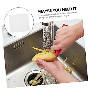 WHAMVOX 1 Pc Sewer Insect Mat Drainage Baby Bathtub Drain Stopper Chinese Lock and Key Sewer Draining Cover Shower Floor Drain Cover Toilet Outfall Cover Sewer Covering