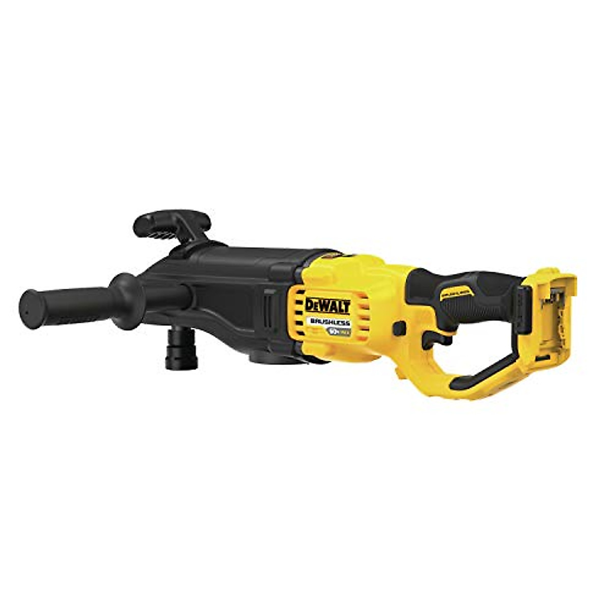 DEWALT FLEXVOLT 60V MAX* Right Angle Drill, Brushless, Quick-Change Stud/Joist Drill, E-Clutch System, Tool Only (DCD471B)