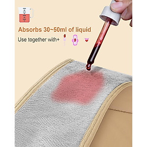 Intiflower Period Underwear for Women, Leakproof Period Panties, Lace Menstrual Underwear Breathable & Soft