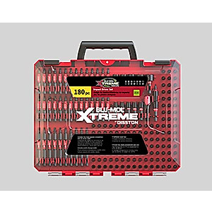 Disston BLU MOL Xtreme 115pc Drill bit Set 17 Round and Hex Drill bit Sizes