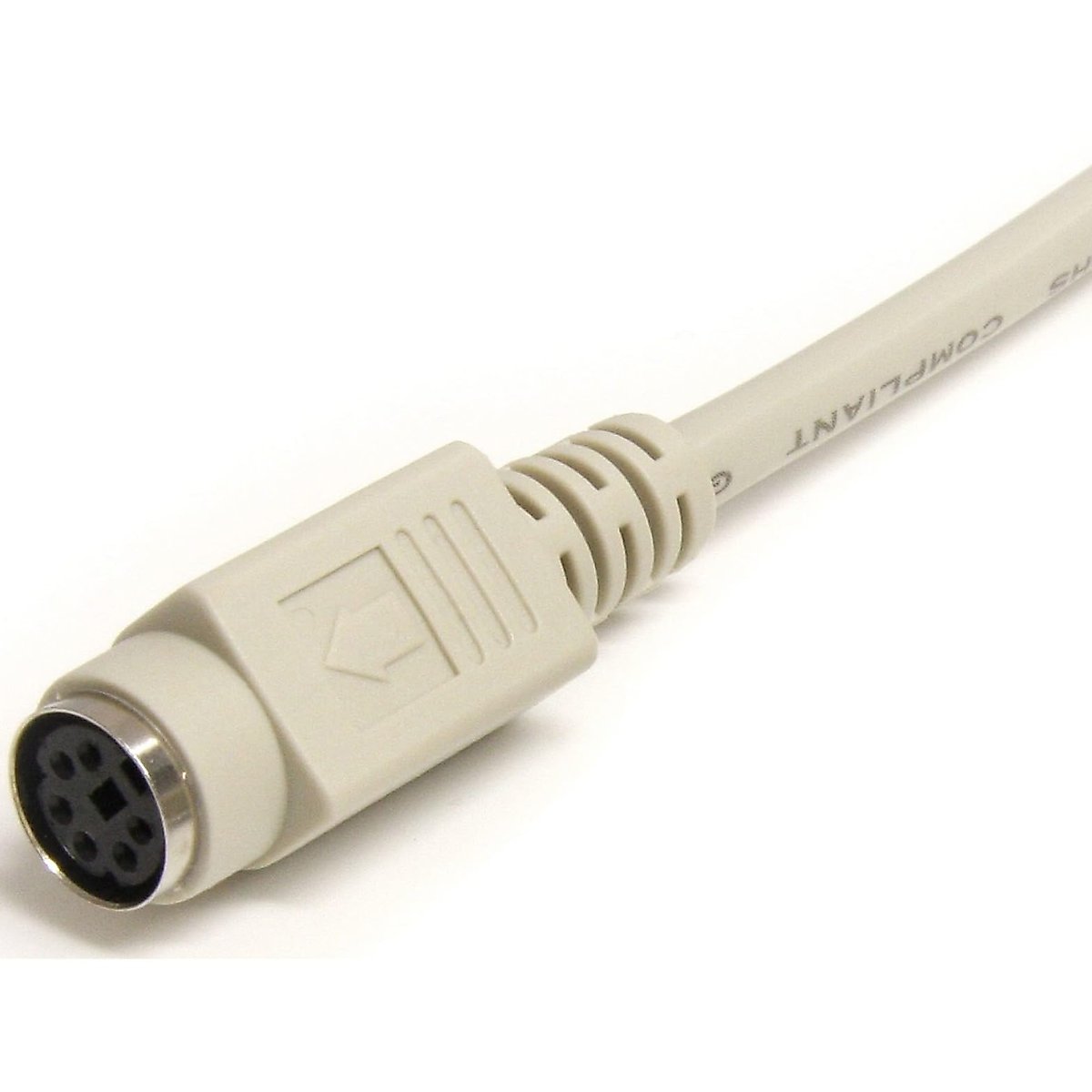 StarTech.com 6 ft PS/2 Keyboard or Mouse Extension Cable - M/F - Keyboard/Mouse Cable - PS/2 (M) to PS/2 (F) - 6 ft - KXT102, Beige