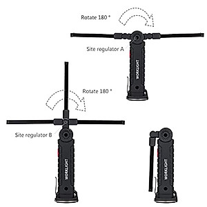 LED Flashlight Portable USB Working Light Torch Lanterna Hanging Lamp