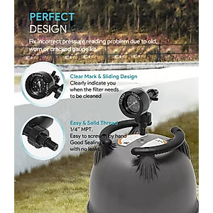 R0357200 Air Gauge Release Valve Assembly Replacement for Zodiac Jandy Pool and Spa Filters CV, CL, DEV, DEL, JS Series