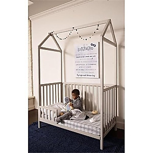 Little Seeds Universal Toddler Rail, Nursery Furniture, Dove Gray